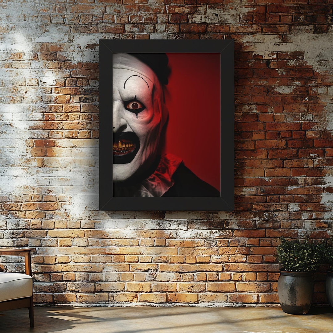 Art the Clown Terrifier Poster Print (FRAMED) - Etsy
