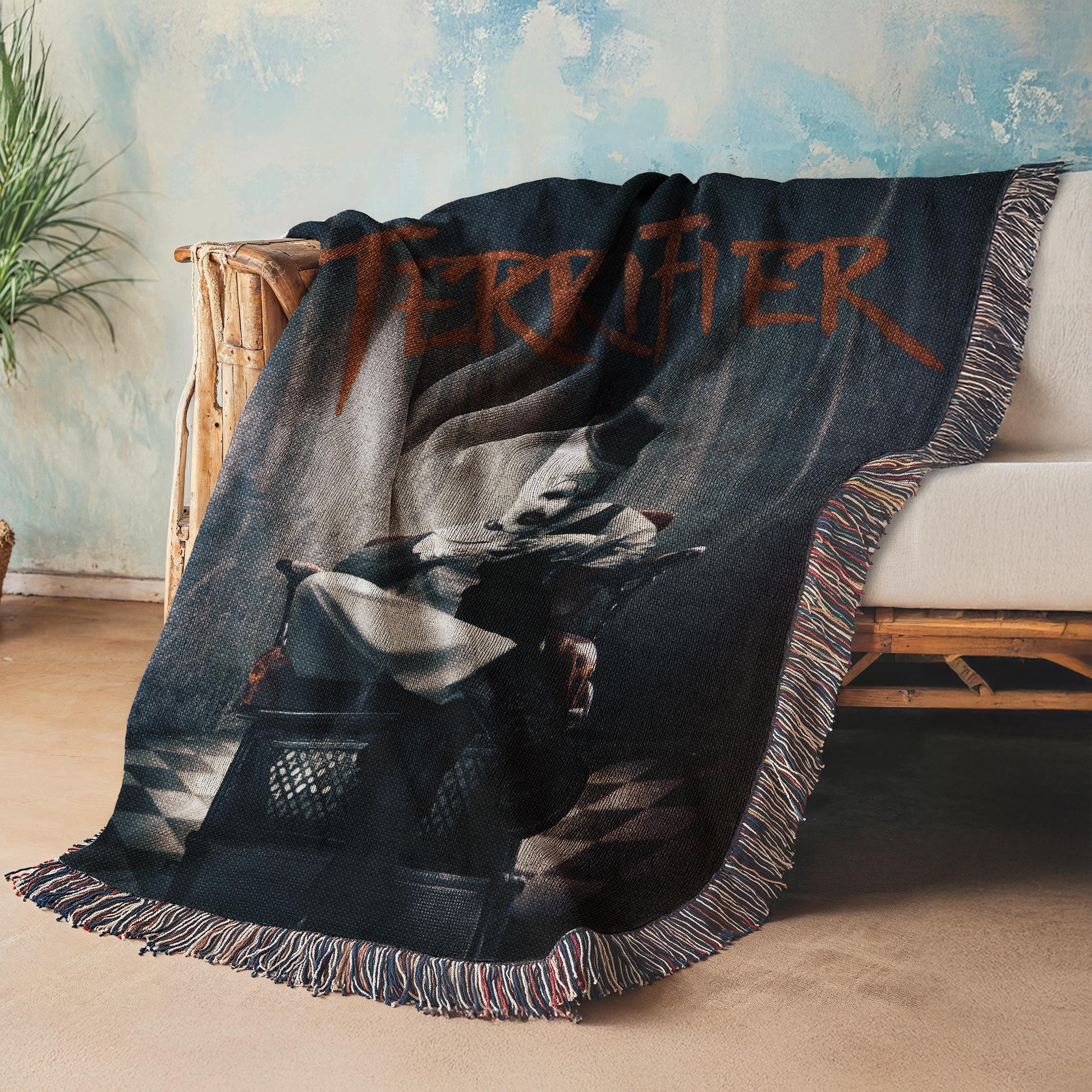 Terrifier Art the Clown Tapestry Woven Blanket - Etsy