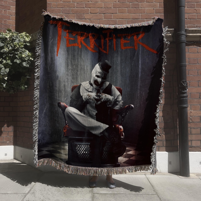Terrifier Art the Clown Tapestry Woven Blanket - Etsy