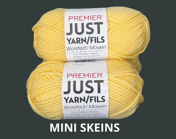 Premier Just Yarn Worsted Turquoise Yarn Yellow Yarn White Yarn Slate ...