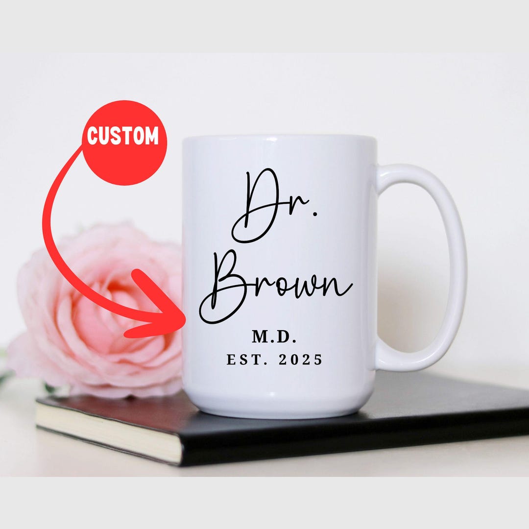 Medical School Graduation Gift for Doctor Mug Phd Graduation Gift ...