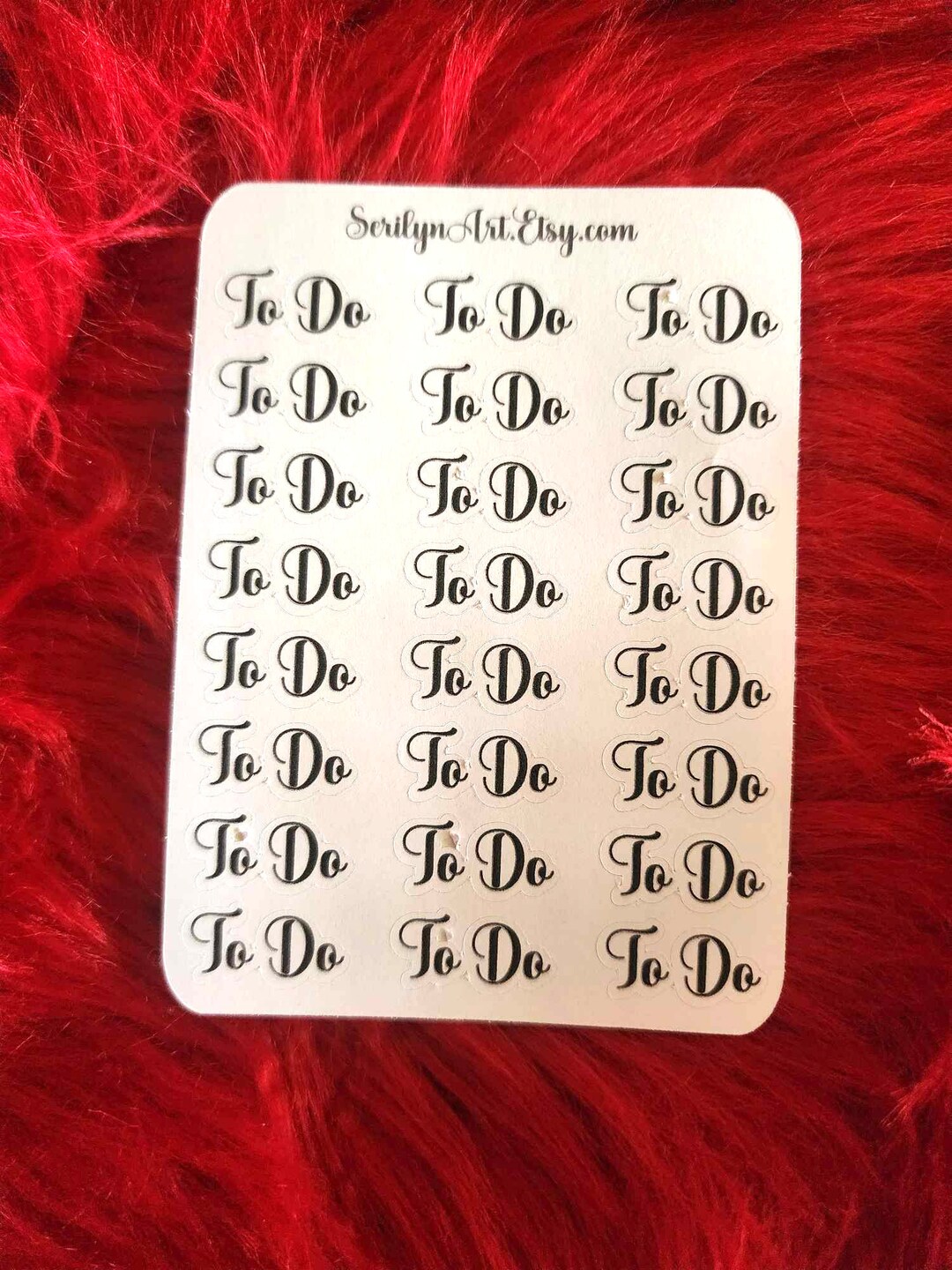 Sticker Sheet to Do Scripts for Bullet Journals and Planners - Etsy