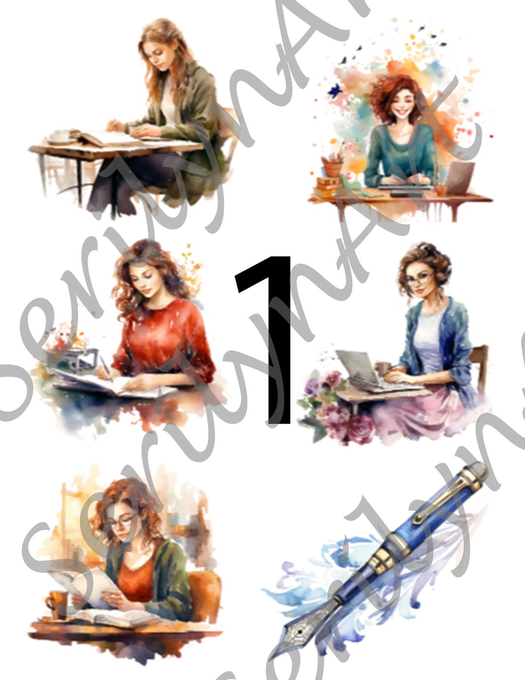 Sticker Sheet Writer Themed for Journaling, Scrapbooking, Mixed Media ...