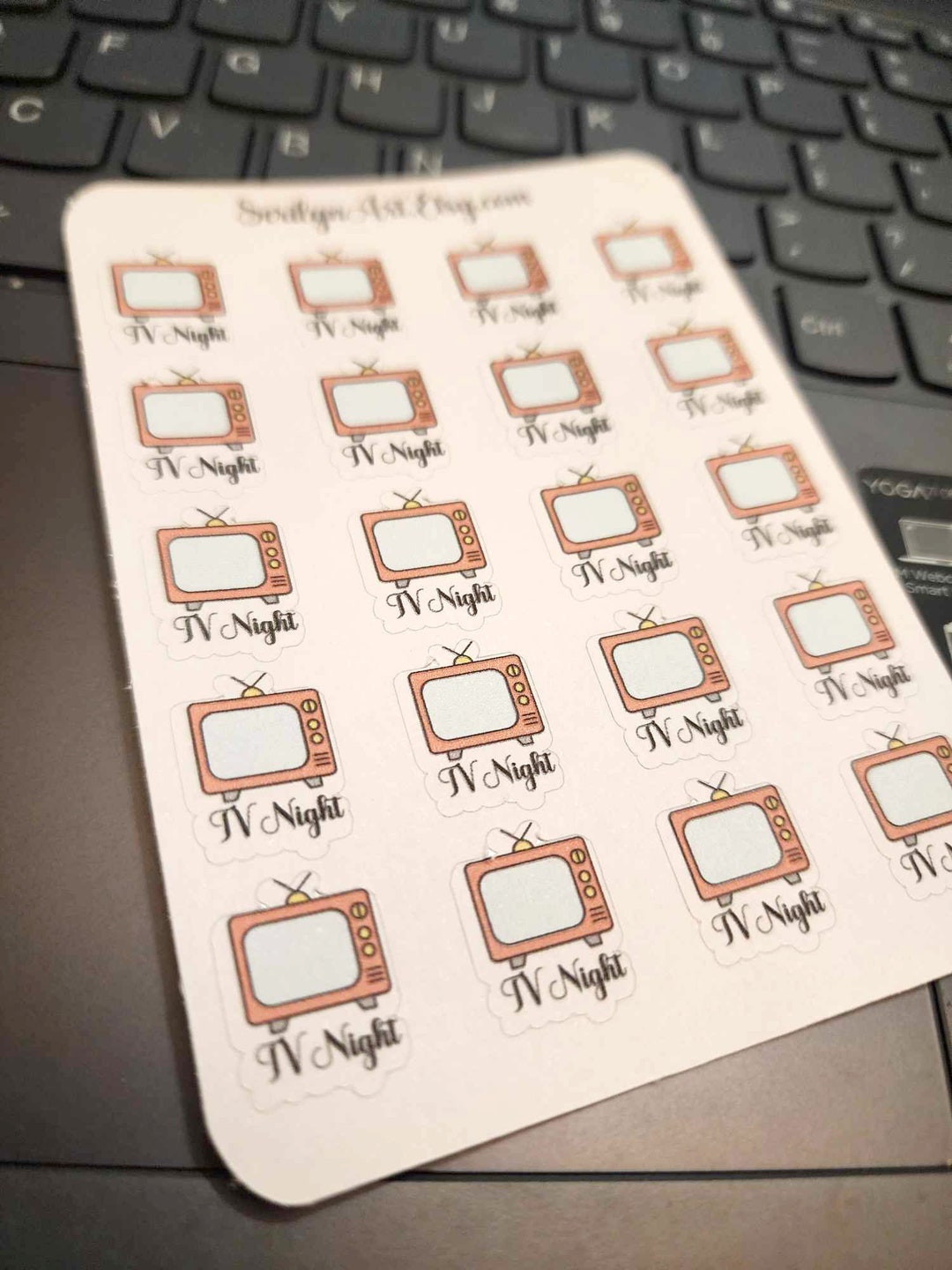 Sticker Sheet TV Night Scripts/icons for Bullet Journals and Planners ...
