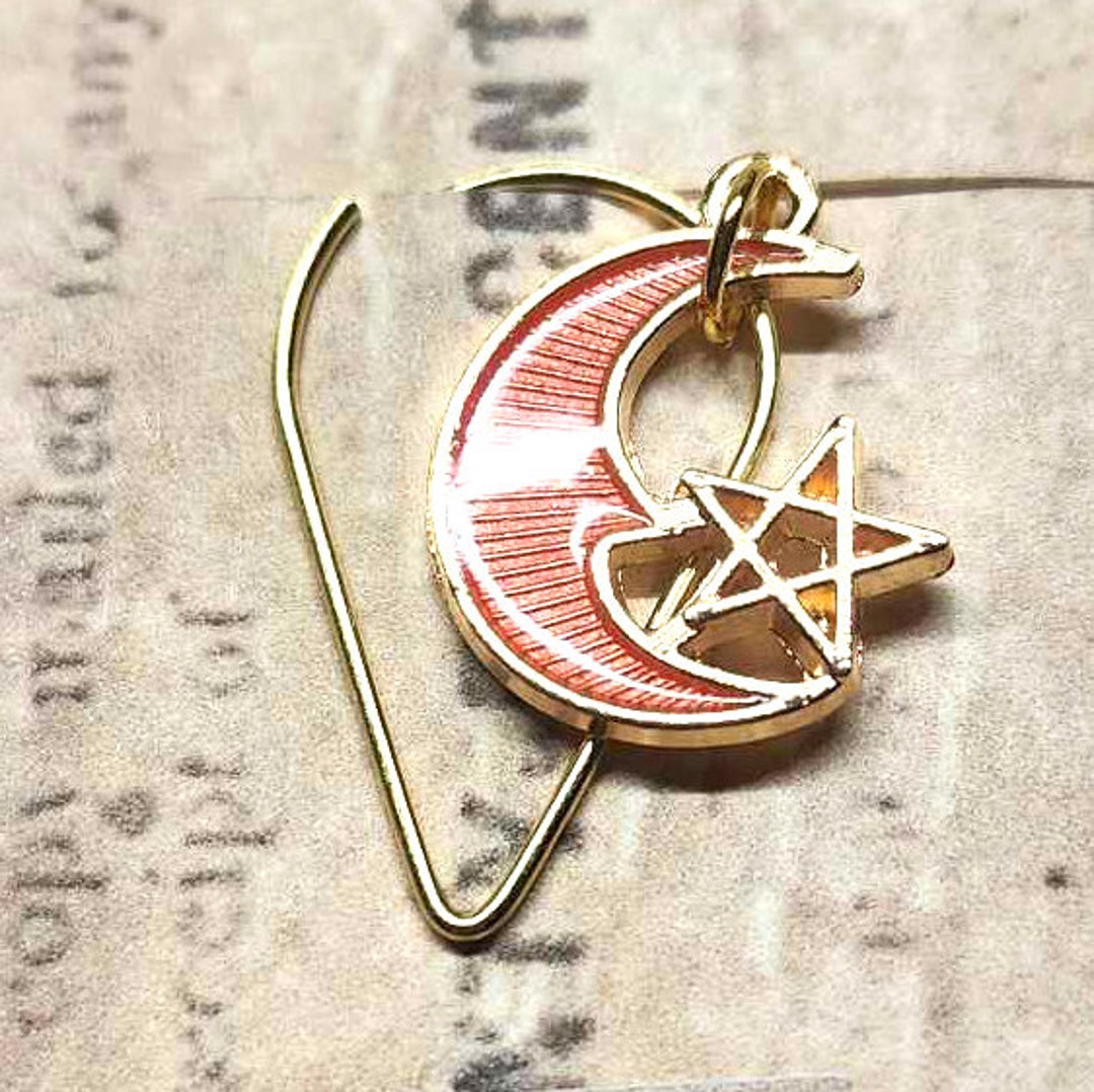 Moon and Star Journal Charms for Bullet Journal, Junk Journal, and ...