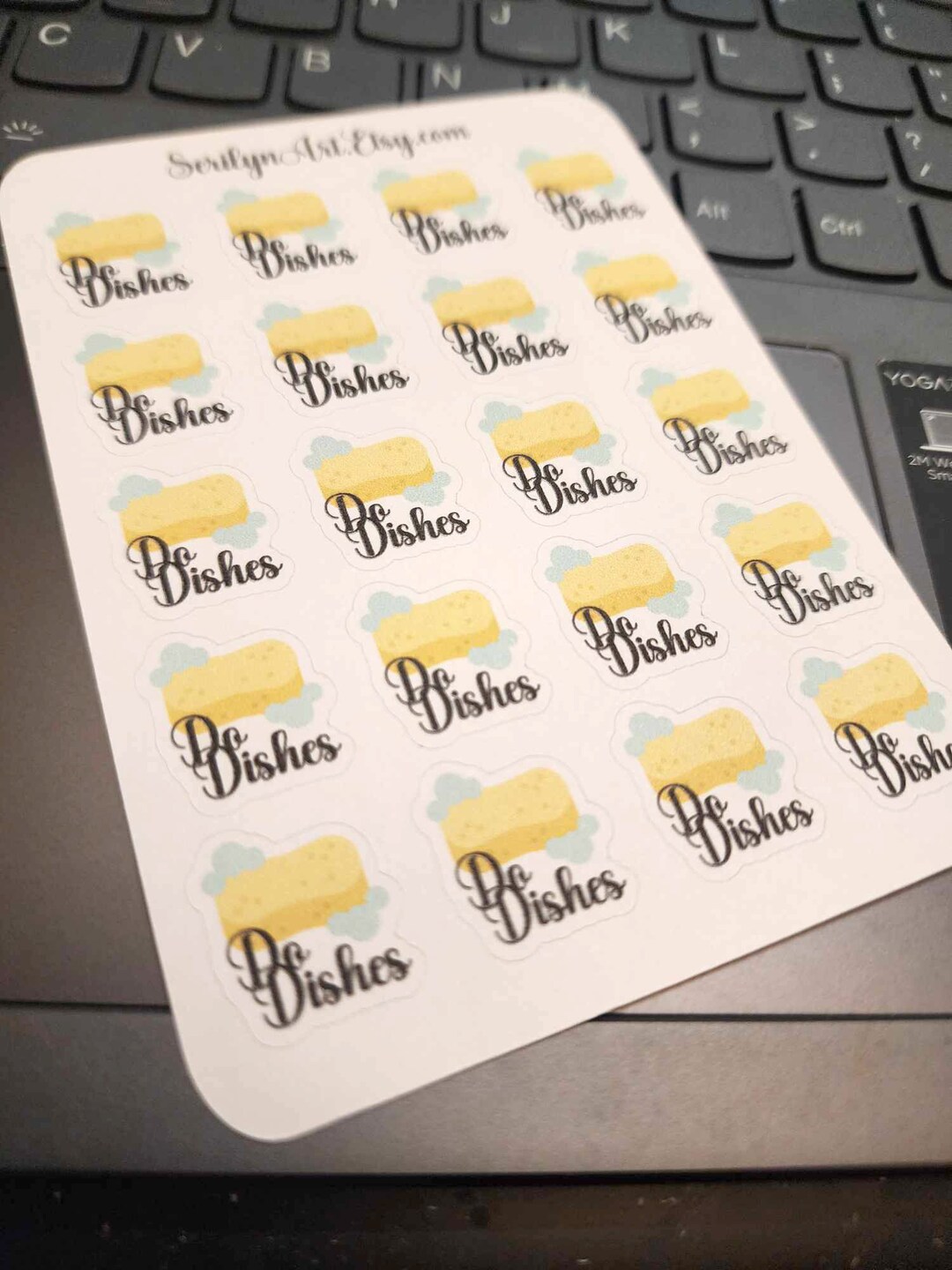 Sticker Sheet Dishes Icons for Bullet Journals and Planners - Etsy