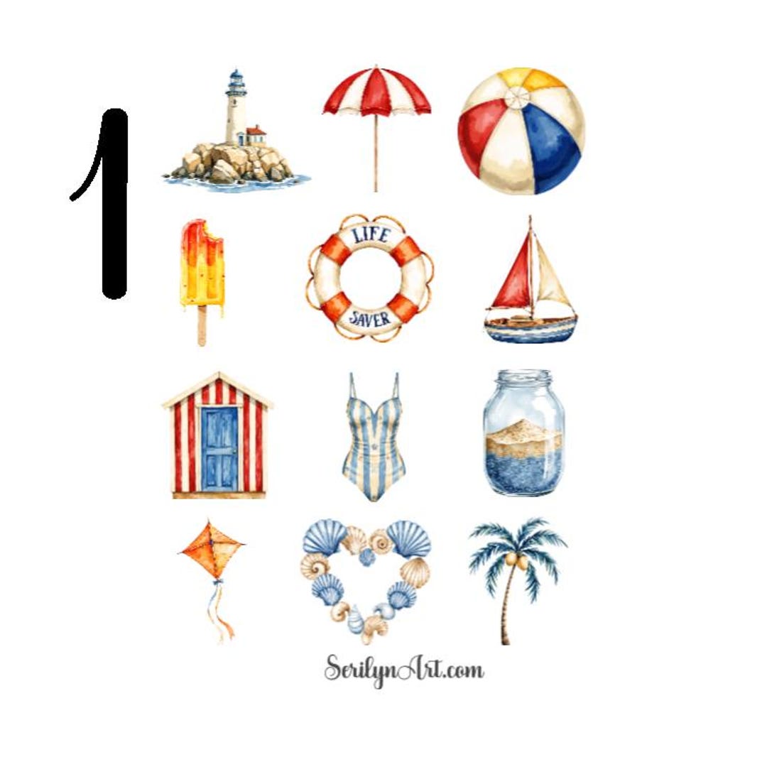 Sticker Sheet Summery for Bullet Journaling, Planners, Scrapbooking ...