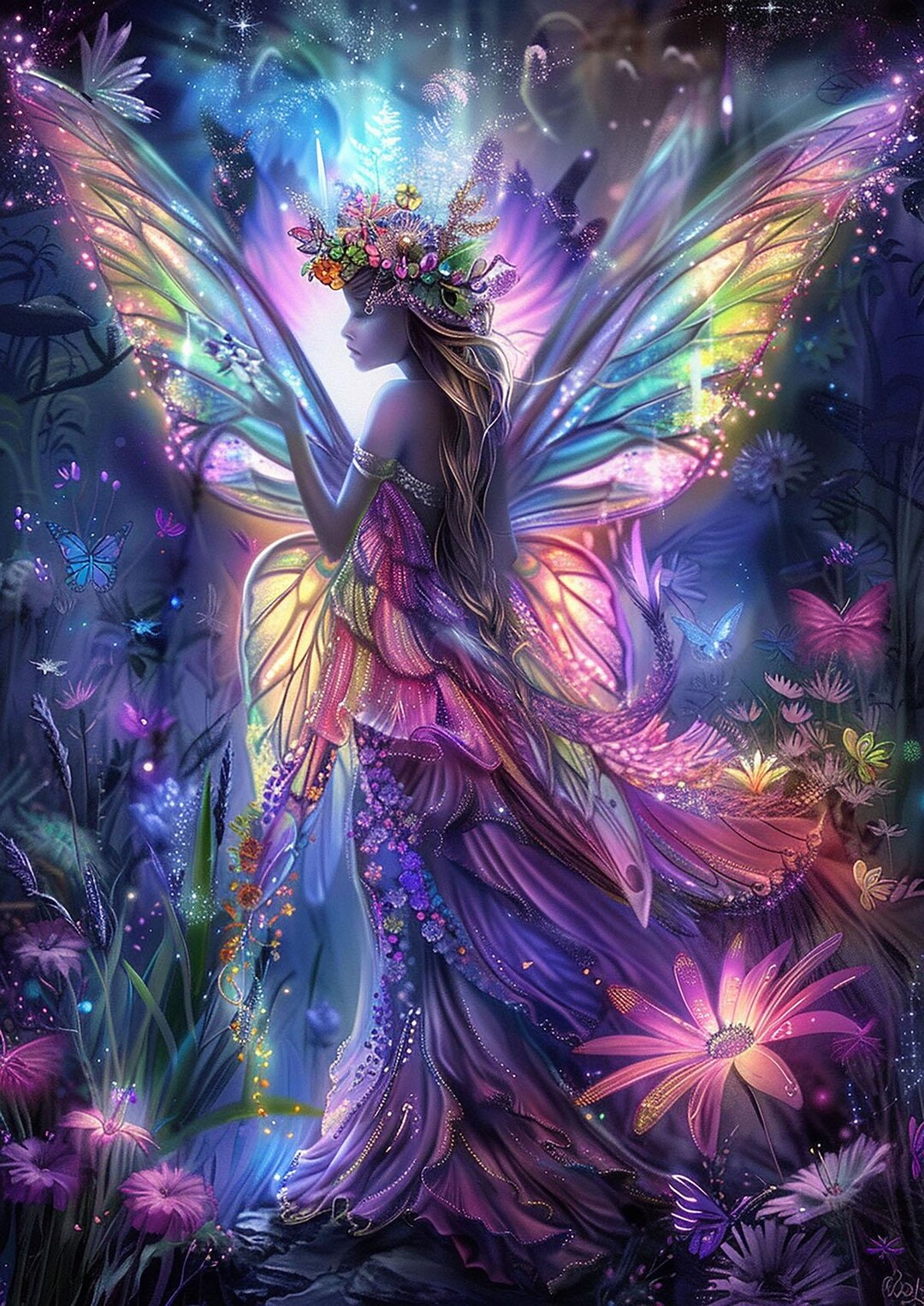 Butterfly Fairy 2 Dashboard Stickers for Junk Journal, Bullet Journal ...