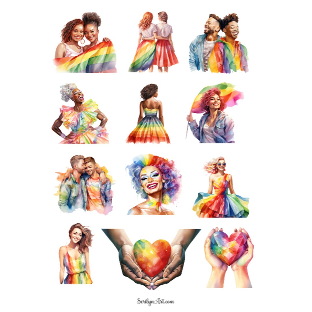 Sticker Sheet Pride Themed for Bullet Journal, Scrapbooking, Planners ...