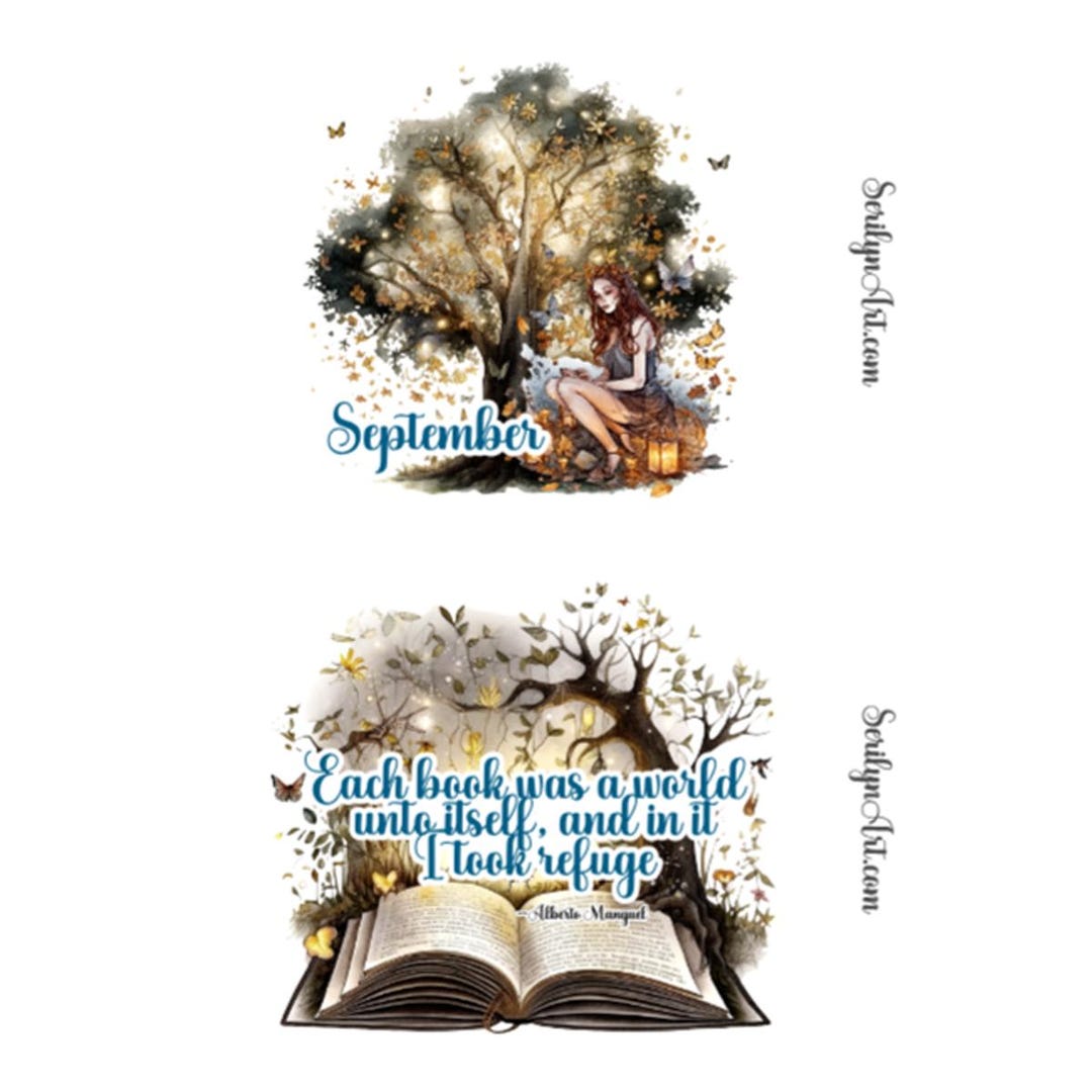 Sticker Sheet September Dashboard for Bullet Journal, Scrapbooking ...