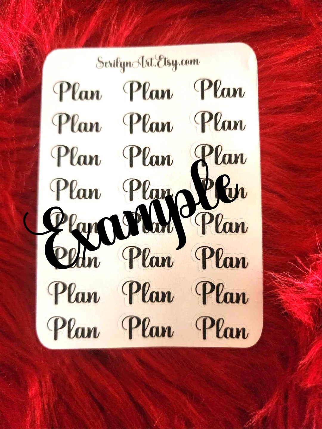 Sticker Sheet Custom Scripts for Bullet Journals and Planners - Etsy