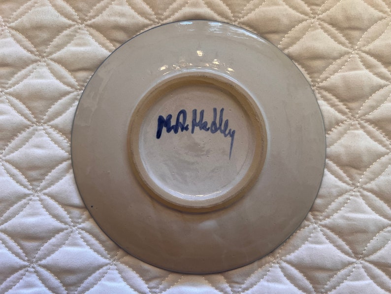 Vintage M.A. Hadley Pottery pig 6 Inch Bread and Butter Plate - Etsy