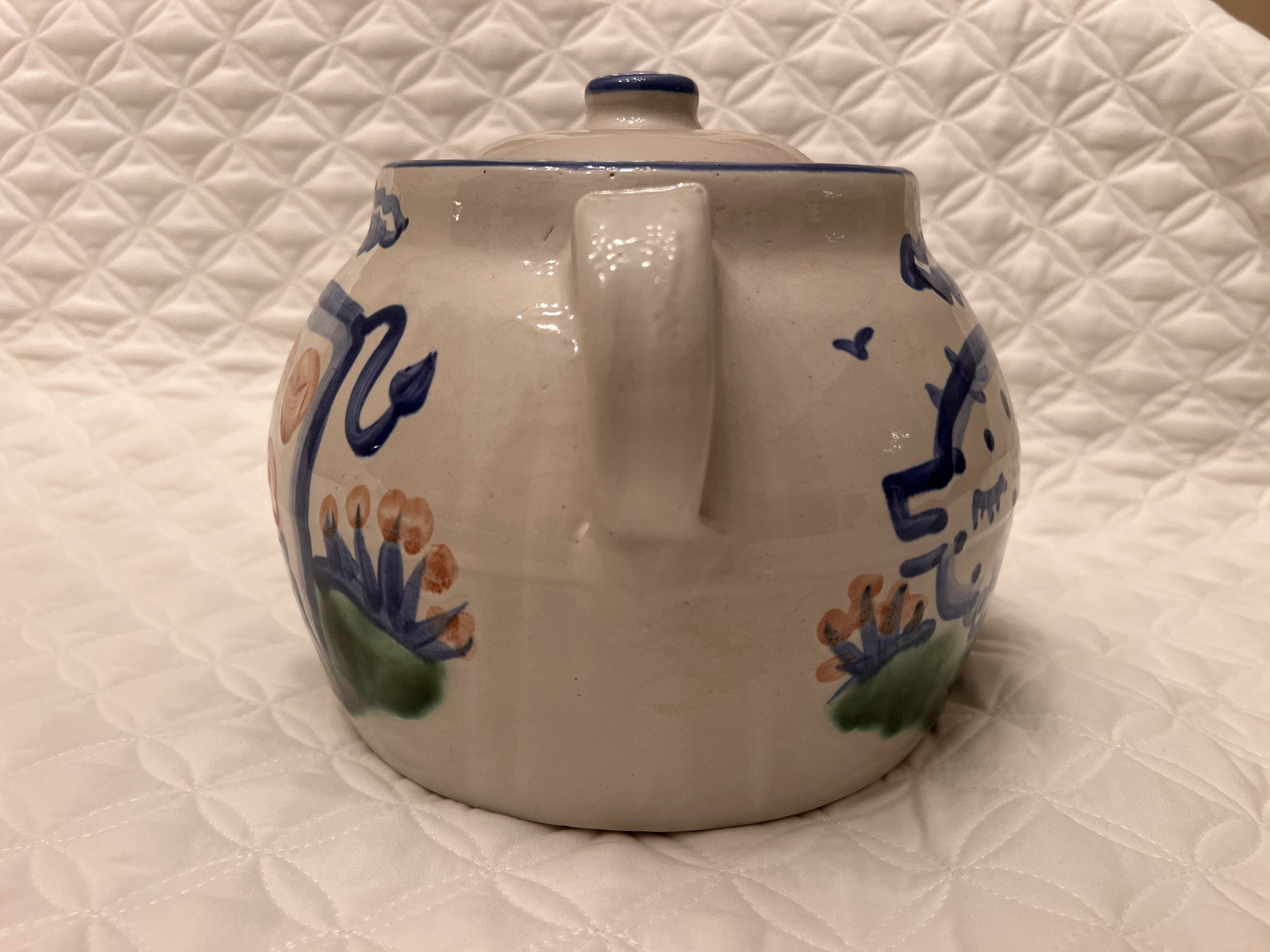 Vintage M.A. Hadley Pottery Bean Pot/pitcher Cow and Pig - Etsy