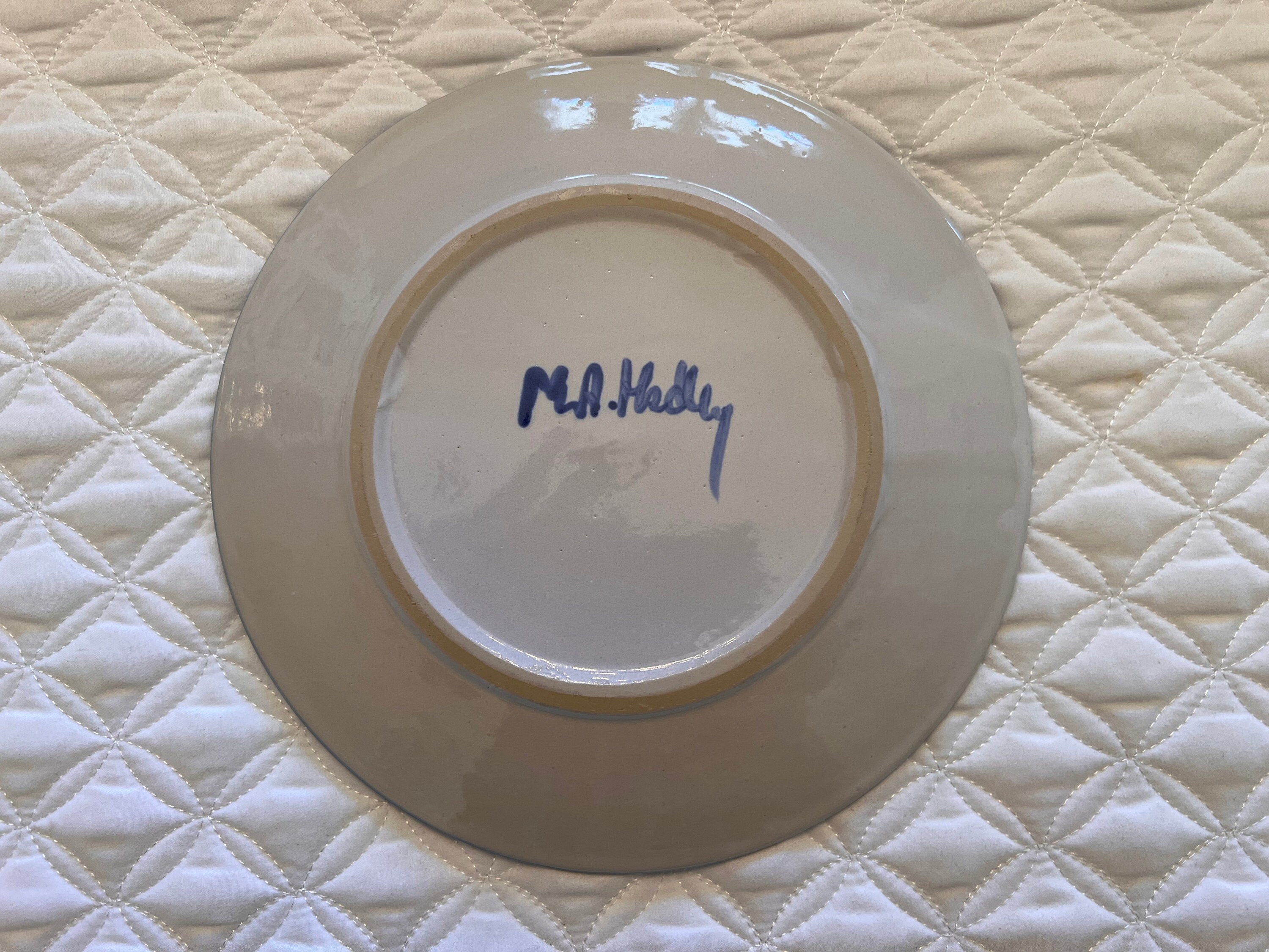 Vintage M.A. Hadley Pottery country Boy 9 Inch Plate - Etsy