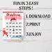 Christmas Bingo 30 Card ,christmas Party Game, Christmas Activity ...