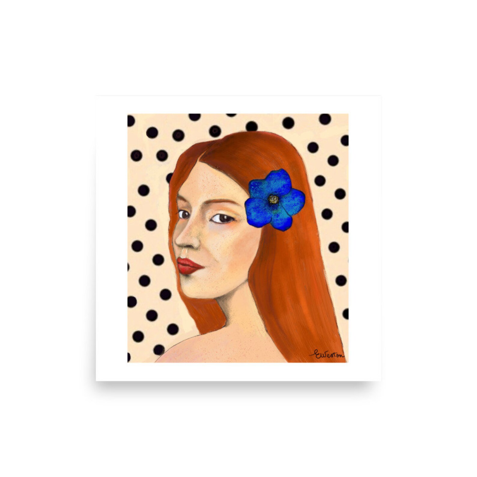 Salomé, Print From Original Painting by Liliwestartworld - Etsy