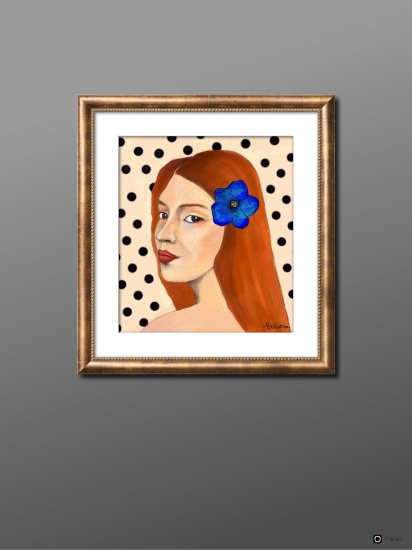 Salomé, Print From Original Painting by Liliwestartworld - Etsy