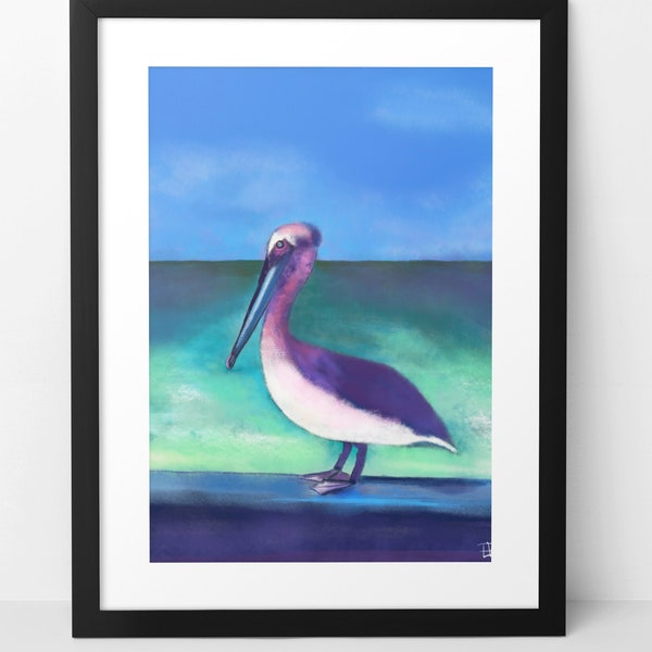 Purple Pelican - Etsy