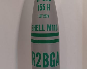 3D Printed "he" 155mm Artillery Round Shell "plastic" Full Size - Etsy