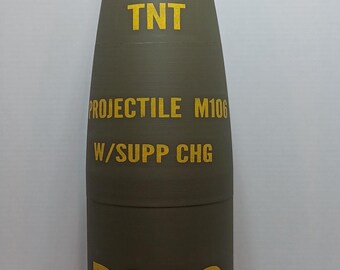 3D Printed "he" 155mm Artillery Round Shell "plastic" Full Size - Etsy