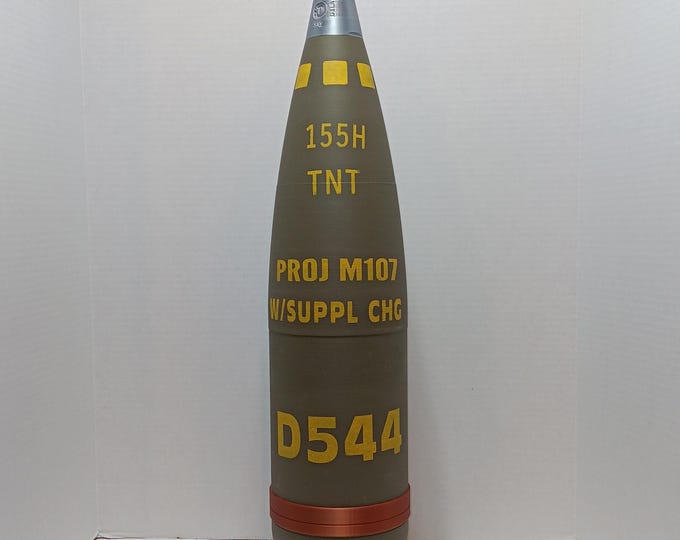 3D Printed "he" 155mm Artillery Round Shell "plastic" Full Size - Etsy
