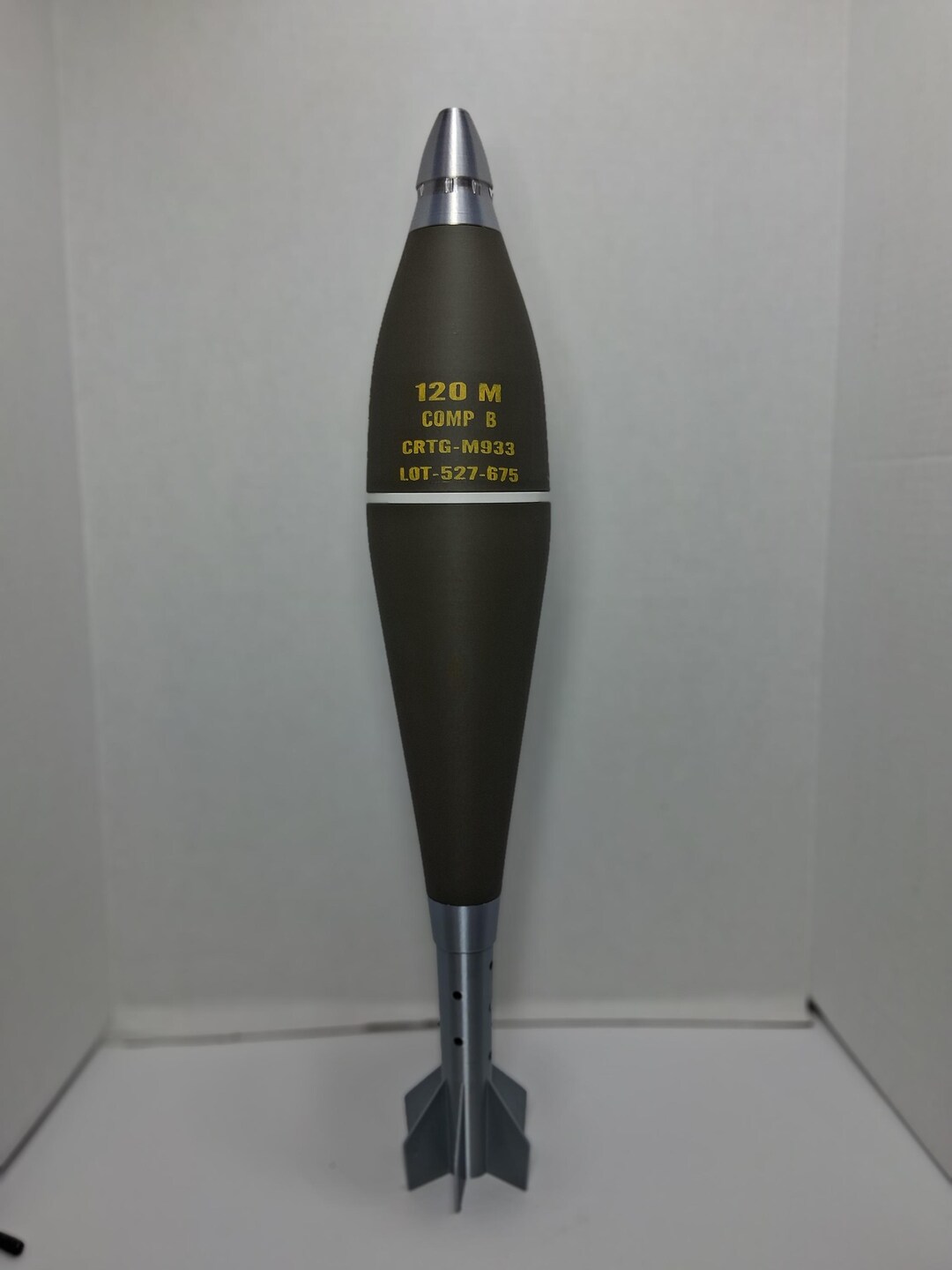3D Printed 120mm Comp B Mortar Round Full Size - Etsy