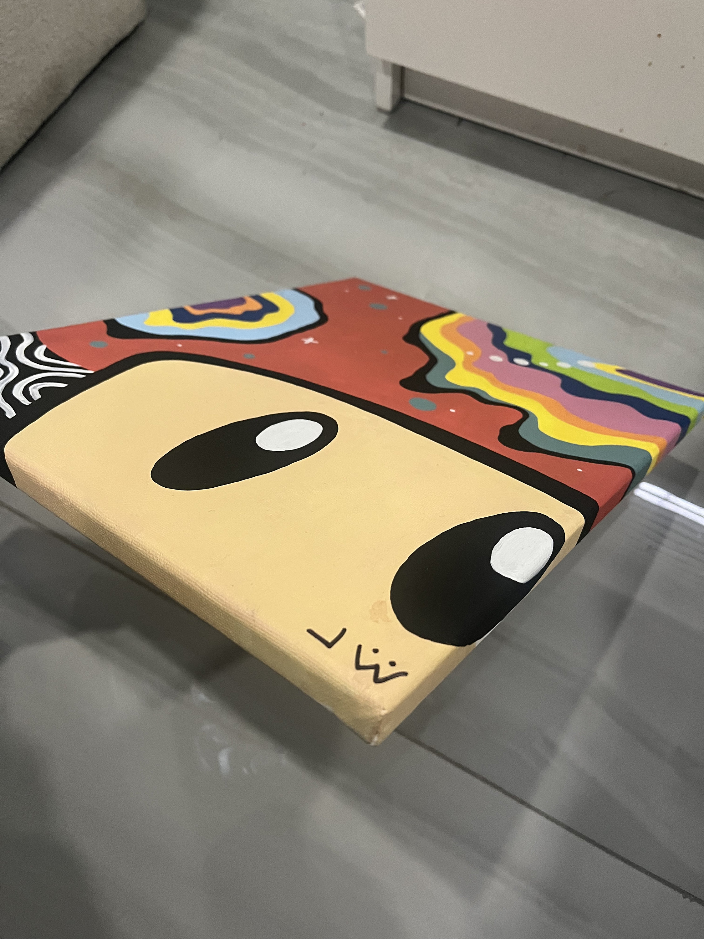 Mario Toad Painting - Etsy