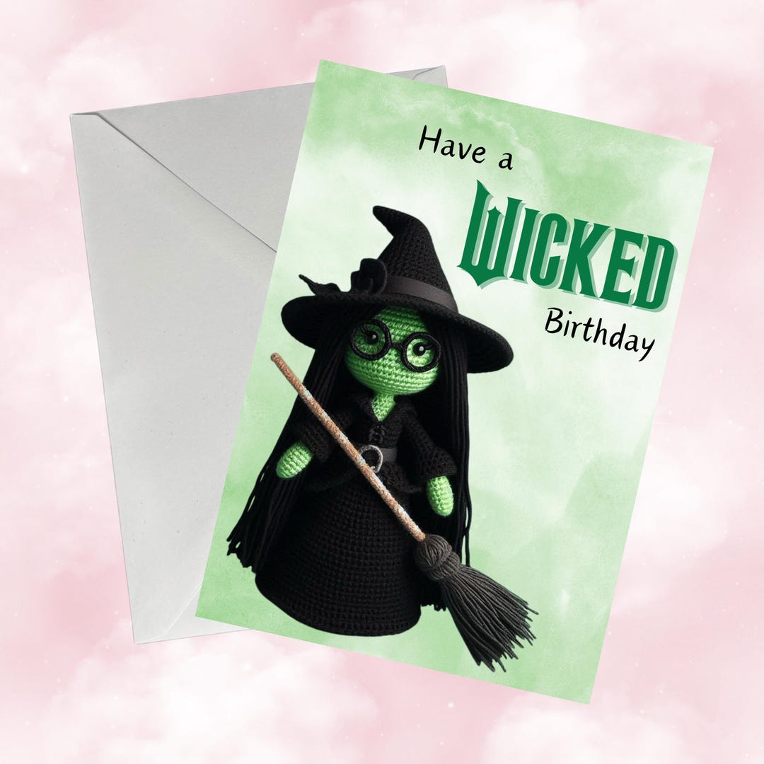 Bad Witch Birthday Wishes Card, Wicked Birthday Party, Wicked Party ...