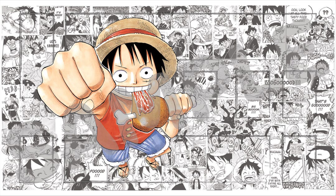 One Piece Playmat Design - Hungry Luffy - HD Digital Files - Etsy