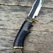 Predator Knife - Handcrafted With Bronze Animal Head Handle and Custom ...