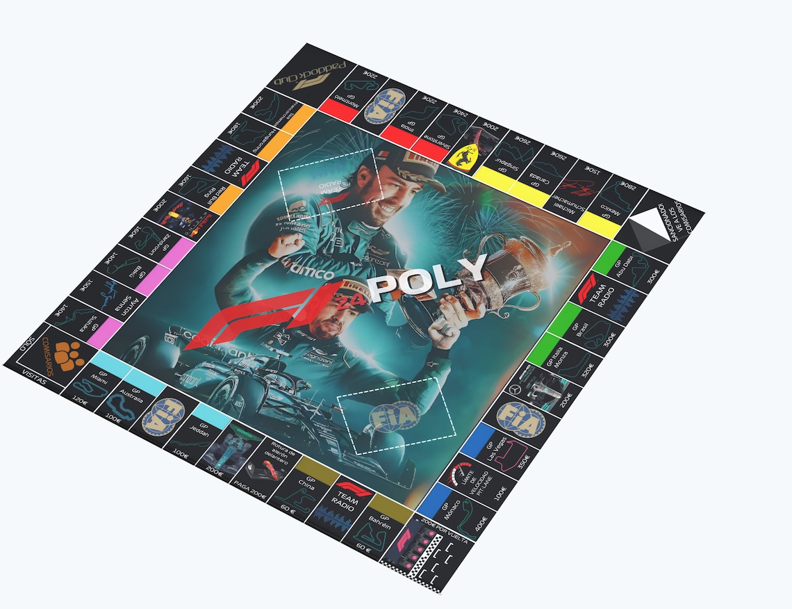 F1poly24 Monopoly F1 2024 Edition - Printable - Etsy Canada