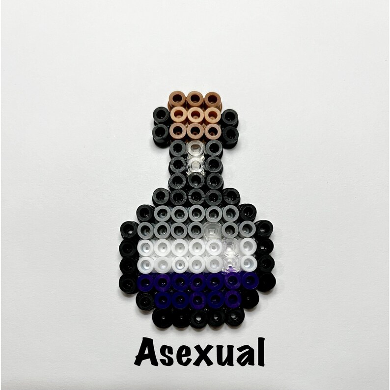 Pride Perler Bead Potion Bottle Keychain or Magnet - Etsy