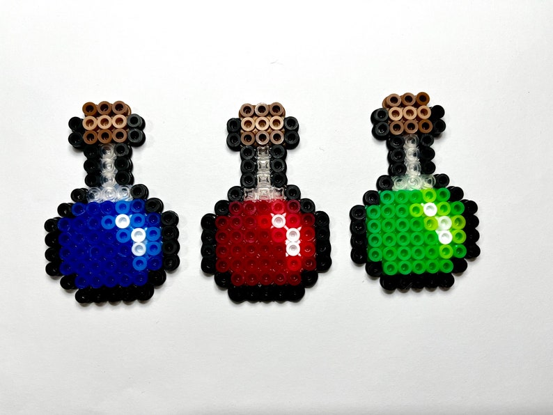 Potion Perler Bead Keychain or Magnet - Etsy