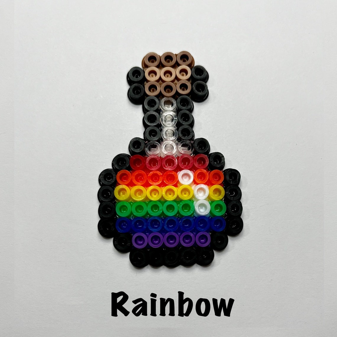 Pride Perler Bead Potion Bottle Keychain or Magnet - Etsy