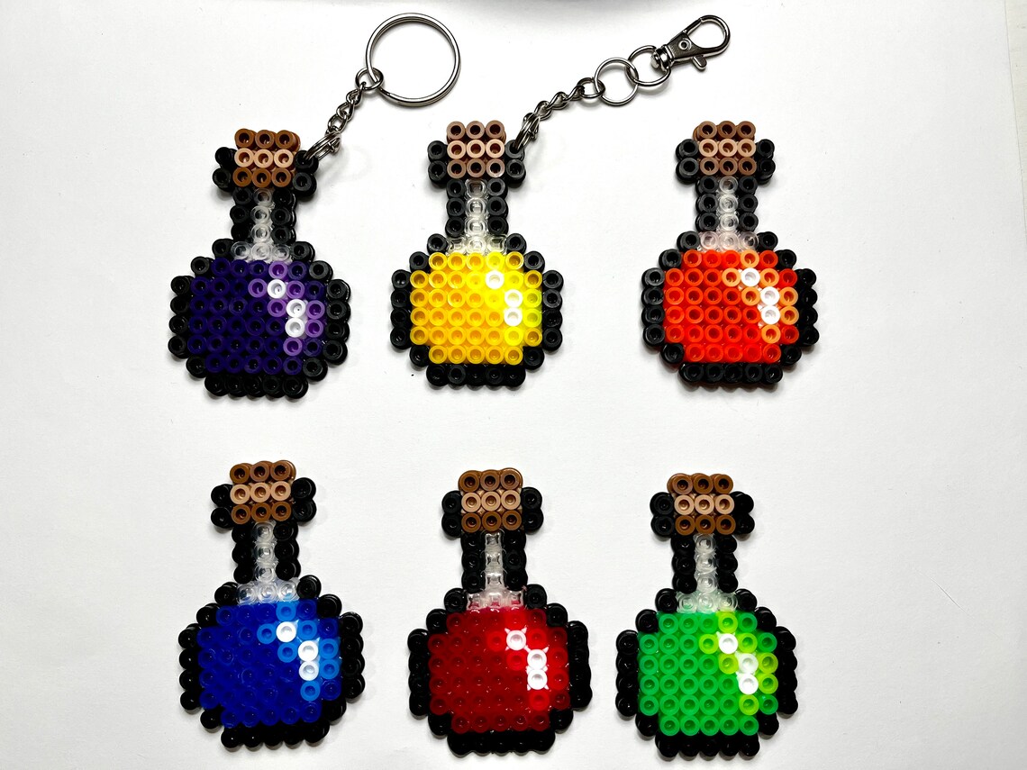 Potion Perler Bead Keychain or Magnet - Etsy