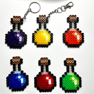 Potion Perler Bead Keychain or Magnet - Etsy