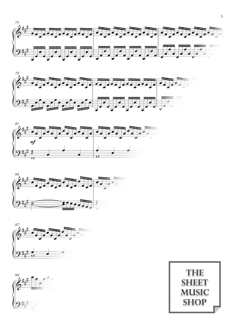 Ludovico Einaudi Experience Piano Sheet Music (PDF Download) - Etsy