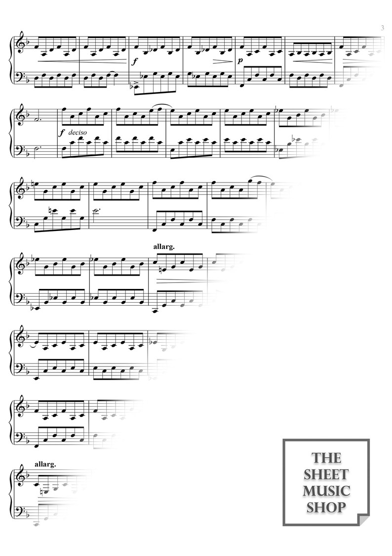 Julia by Ludovico Einaudi, Sheet Music for Piano, Intermediate Level ...