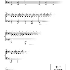 Fly by Ludovico Einaudi: Intermediate Piano Sheet Music (PDF) - Etsy
