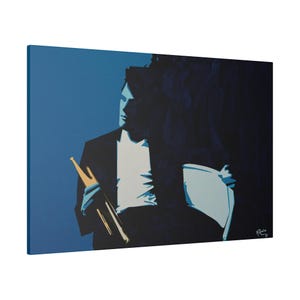 Portrait of Chet Baker, Canvas Print Wall Art, Reproduced From an ...