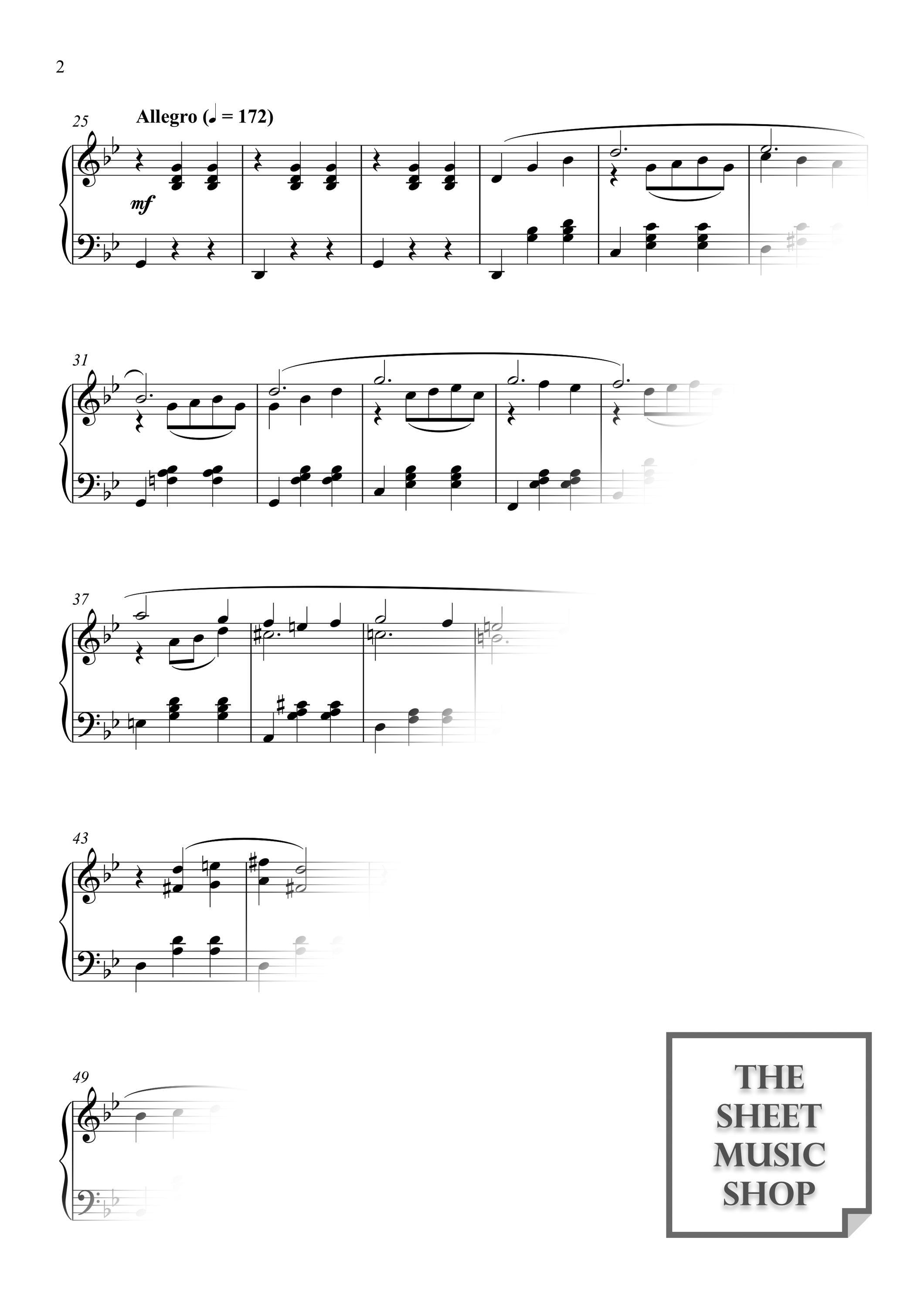 Howl's Moving Castle Piano Sheet Music: the Merry-go-round of Life ...