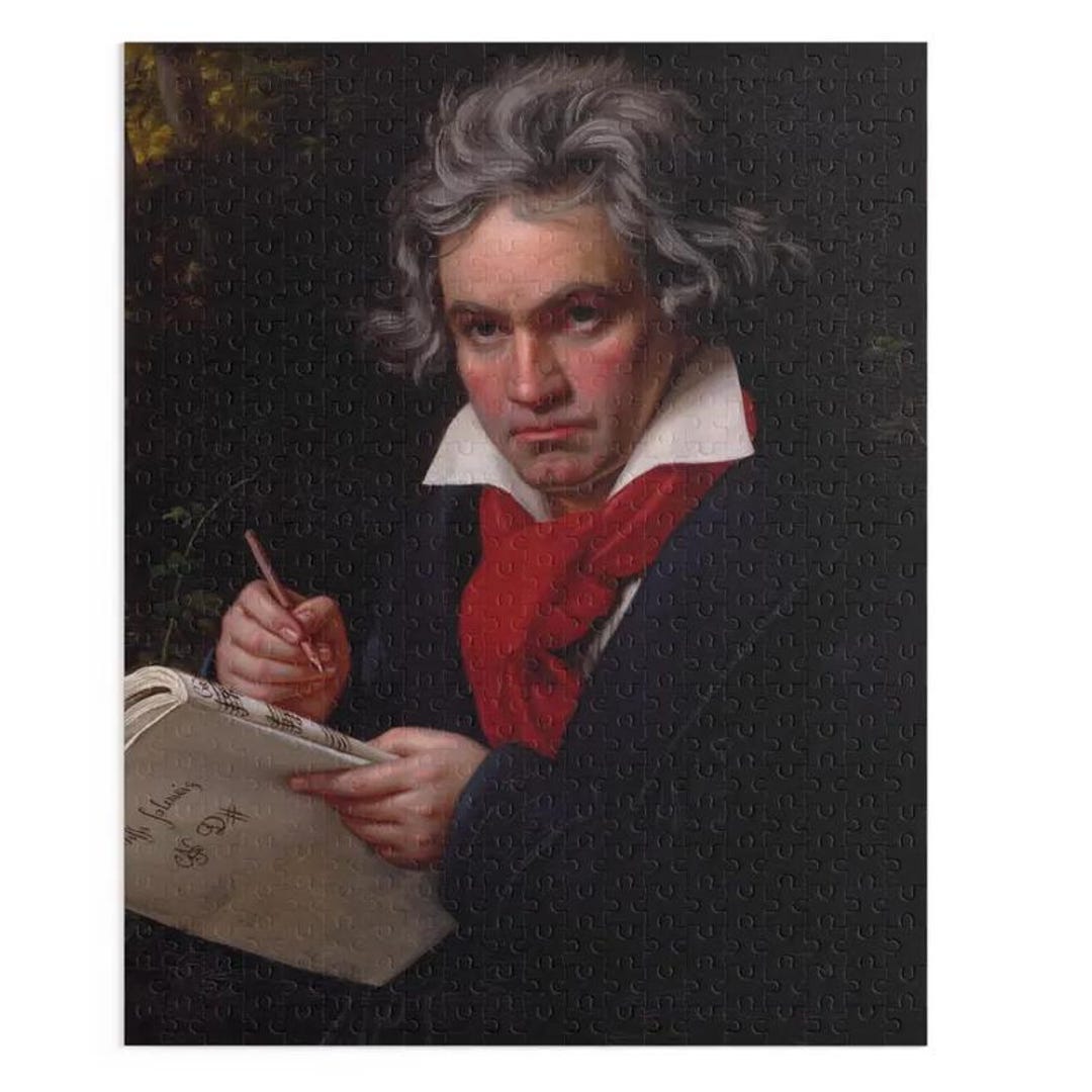 Beethoven Portrait Jigsaw Puzzle, 120 Pieces, 252 Pieces or 500 Pieces ...