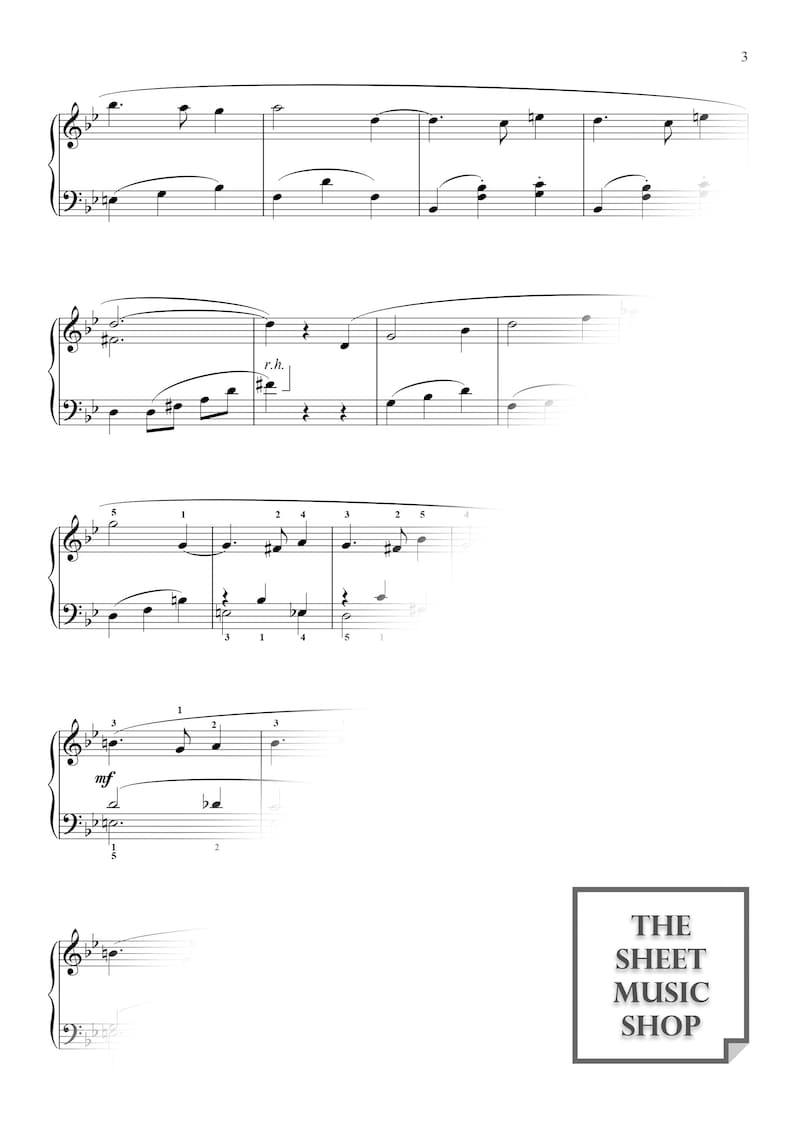 Sicilienne by Gabriel Fauré, Sheet Music Arrangement for Early ...