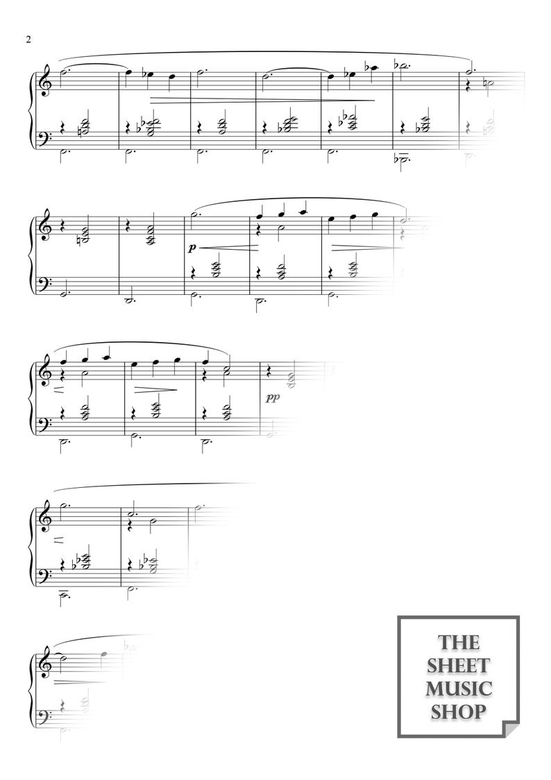 Gymnopédie No. 2 by Erik Satie, Sheet Music for Piano Solo ...