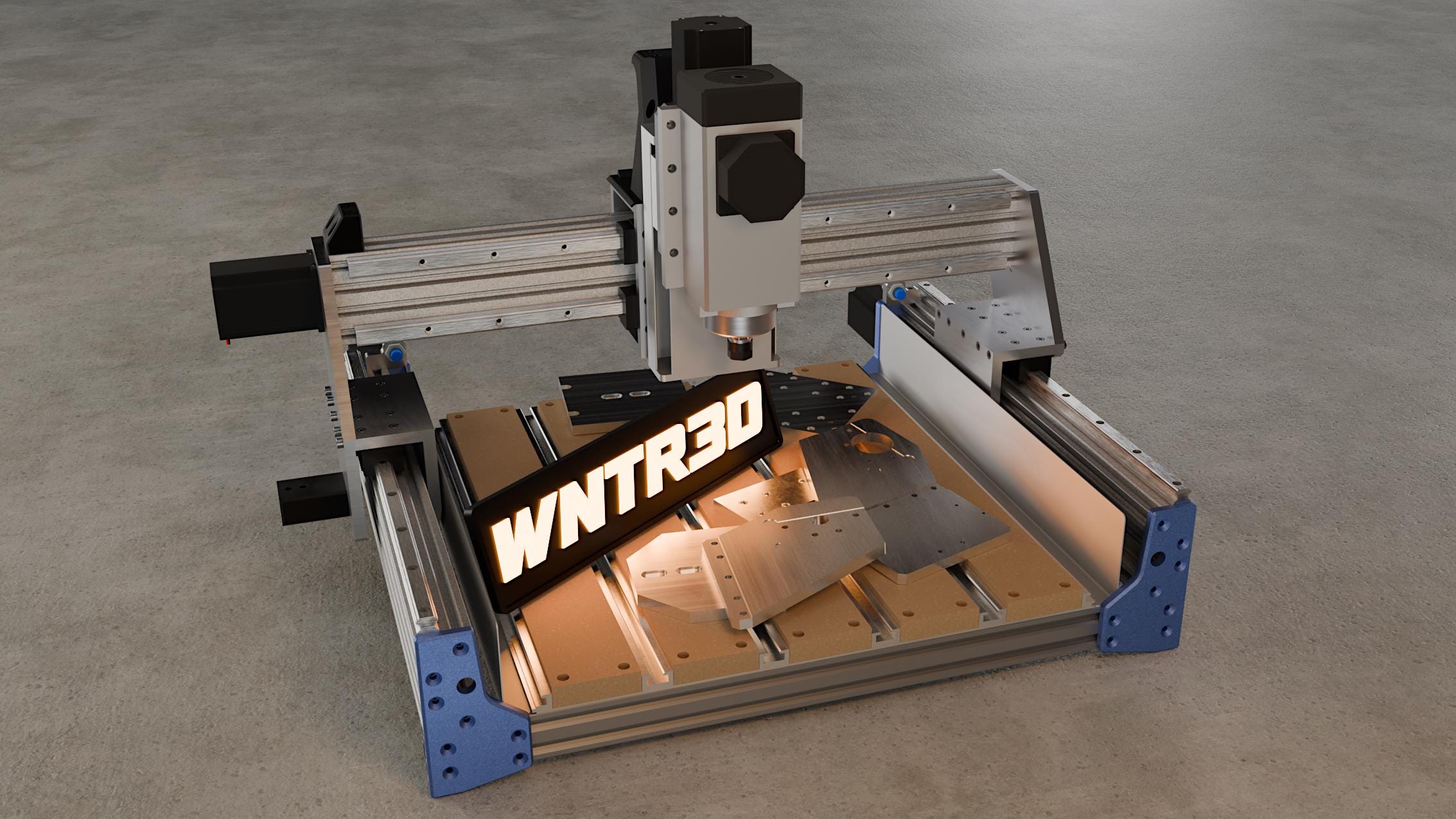 Proverxl 4030 V2 - Ultimate Linear Rail Upgrade - HGR15 - 3D Model ...