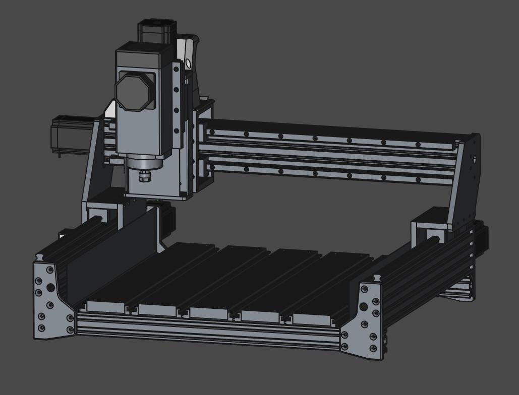 Proverxl 4030 V2 - Ultimate Linear Rail Upgrade - HGR15 - 3D Model ...