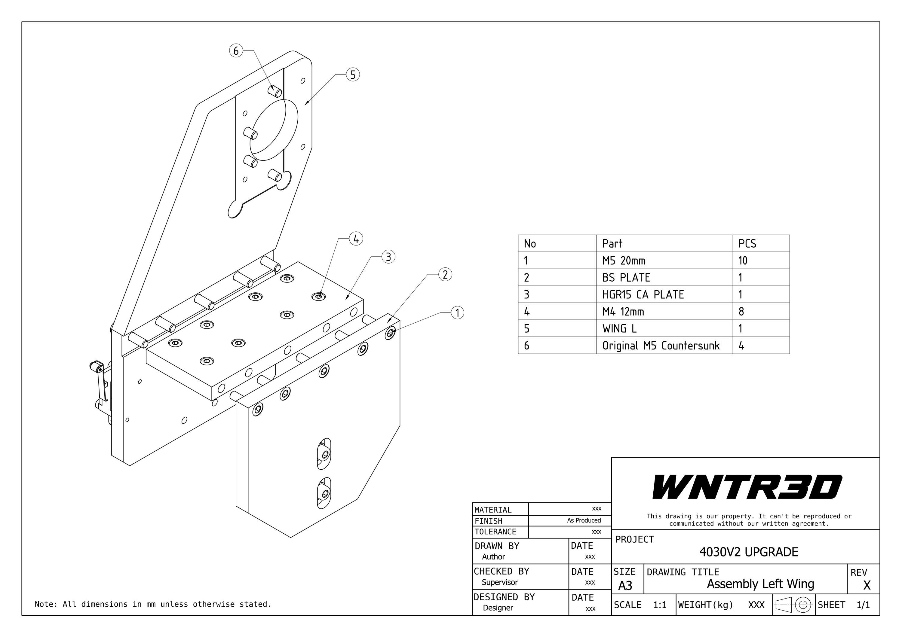 Proverxl 4030 V2 - Ultimate Linear Rail Upgrade - HGR15 - 3D Model ...