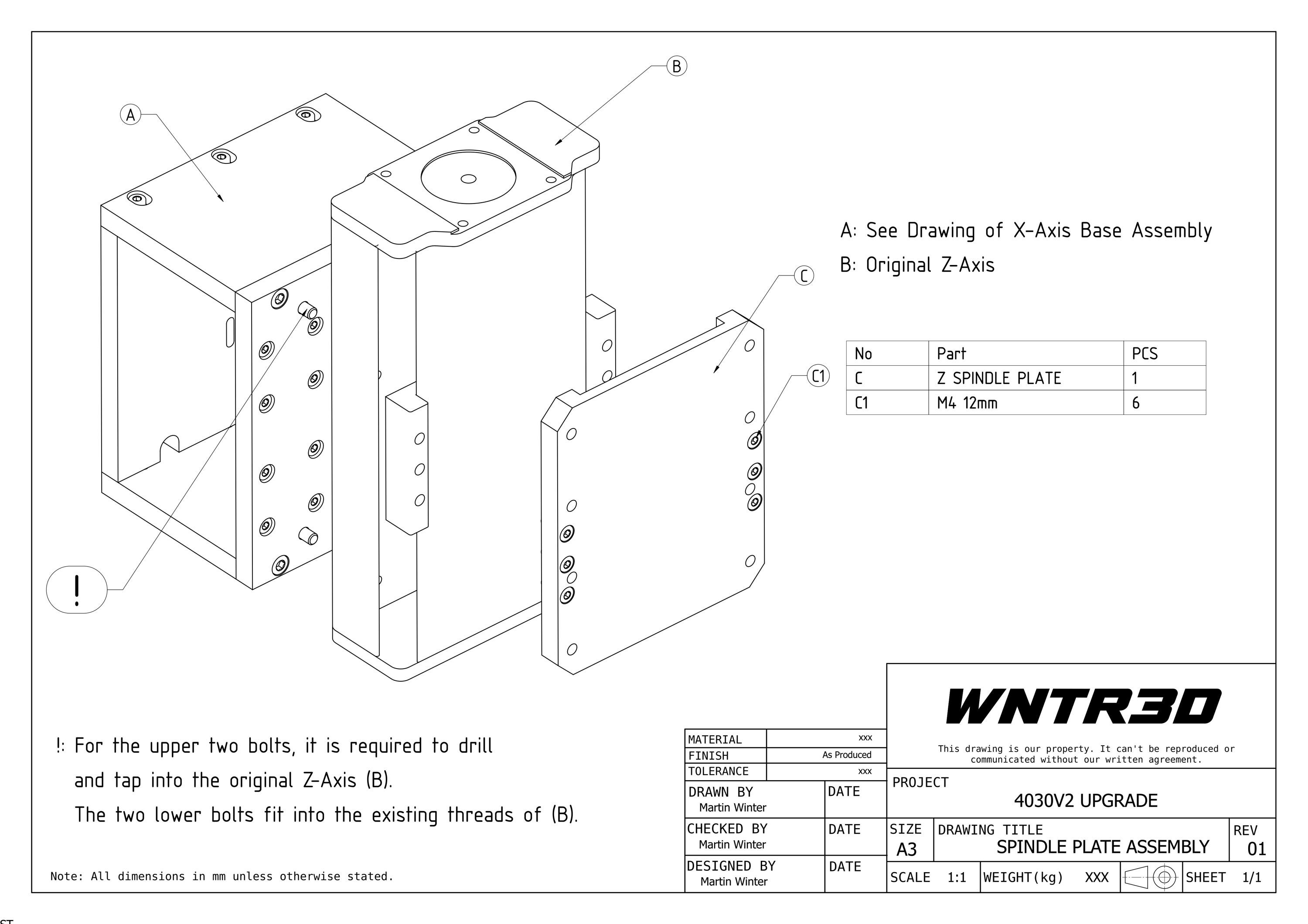 Proverxl 4030 V2 - Ultimate Linear Rail Upgrade - HGR15 - 3D Model ...