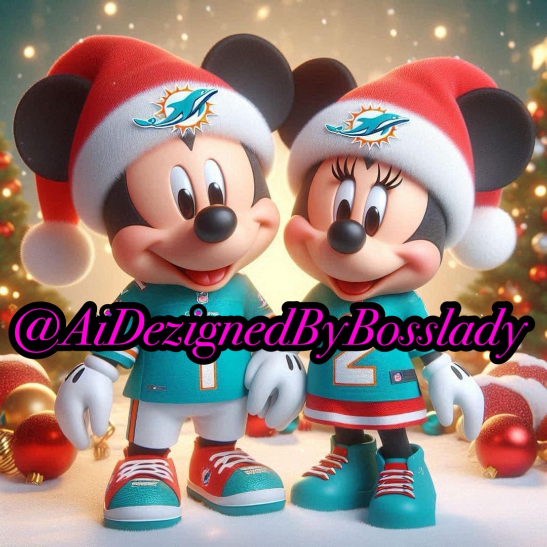 Football Minnie Mickey Holiday 1 - Etsy