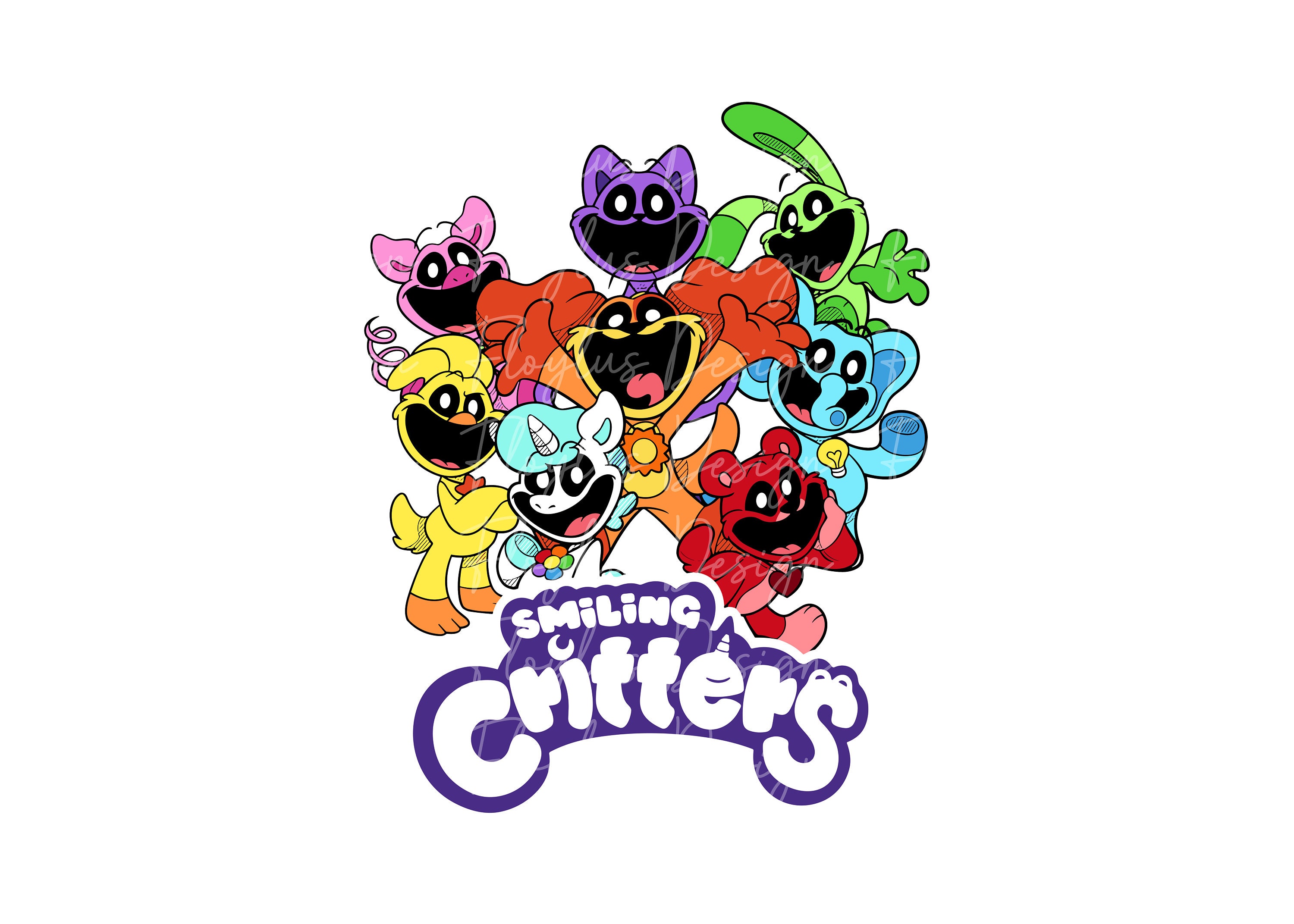 Smiling Critters Png, Smiling Critters Svg, Poppy Playtime Friends Png ...